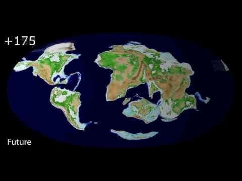 Map: Pangea with Modern-Day Borders - The Sounding Line