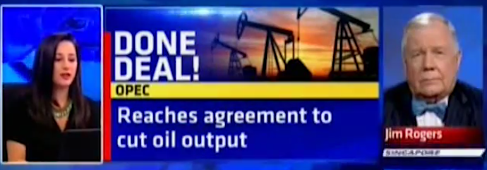 Jim Rogers Skeptical of OPEC Oil Cut Agreement - The Sounding Line