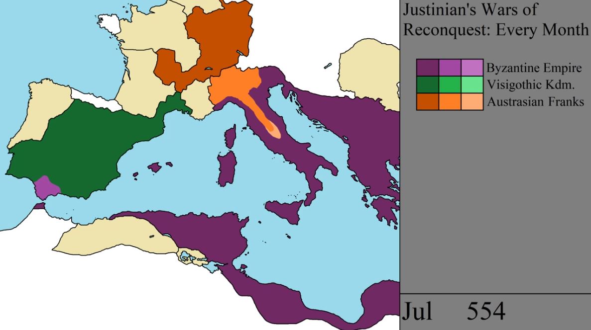 Map: The Reconquest of Rome - The Sounding Line