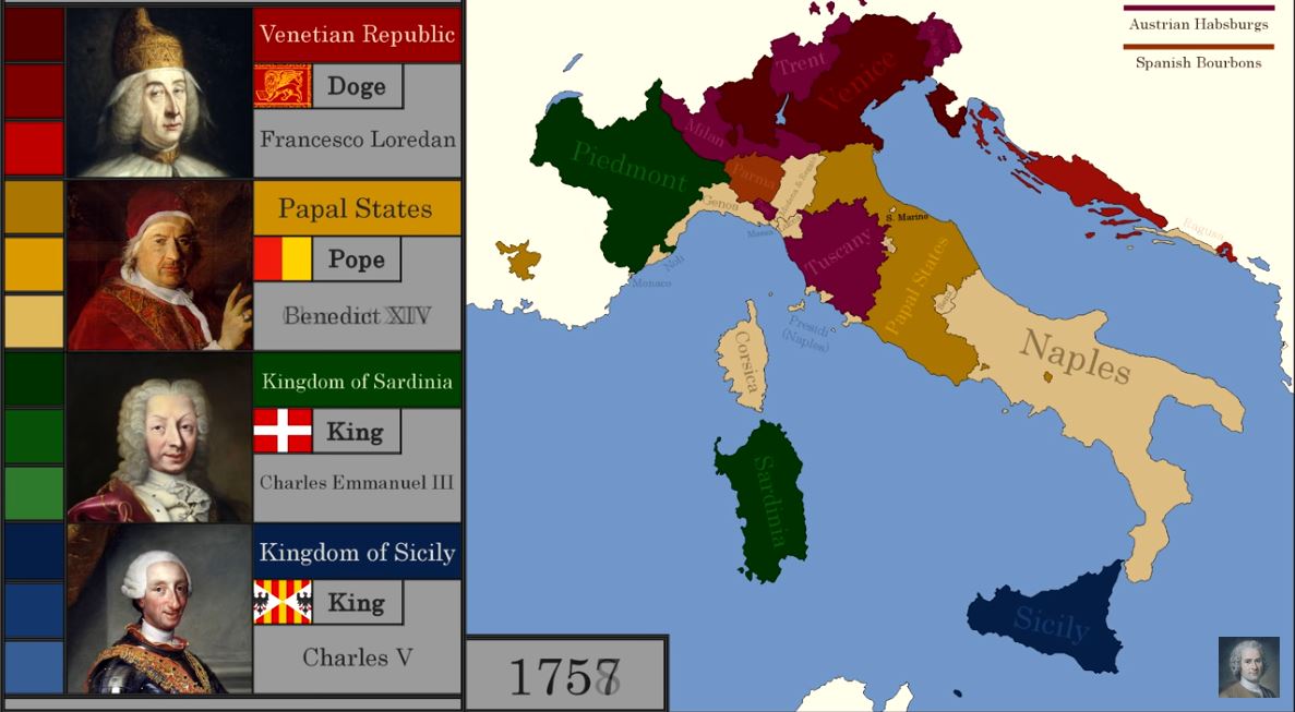 Map: The History of Italy After the Fall of the Roman Empire - The ...