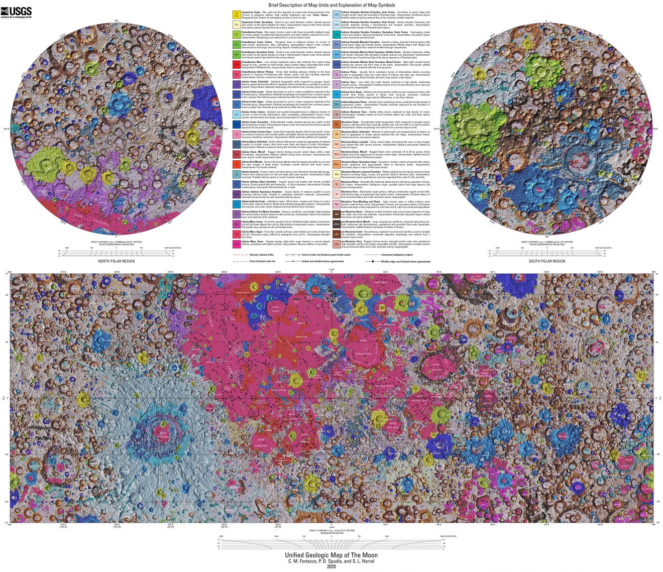 Map: The Intricate Geology of the Moon - The Sounding Line