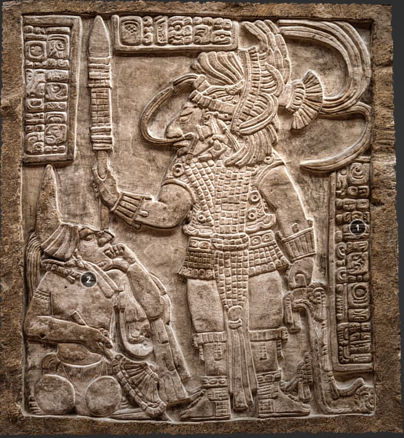 Mayan Frieze in 3D - The Sounding Line